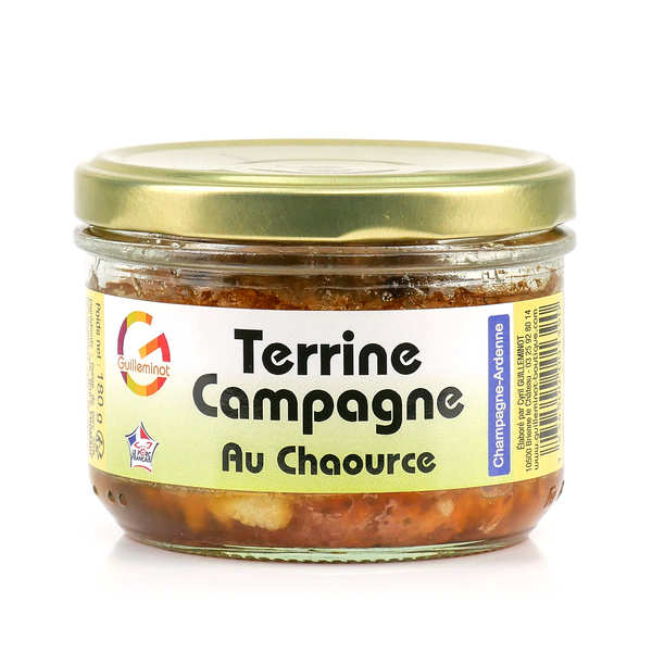 Terrine de campagne au Chaource AOC - Guilleminot Traiteur