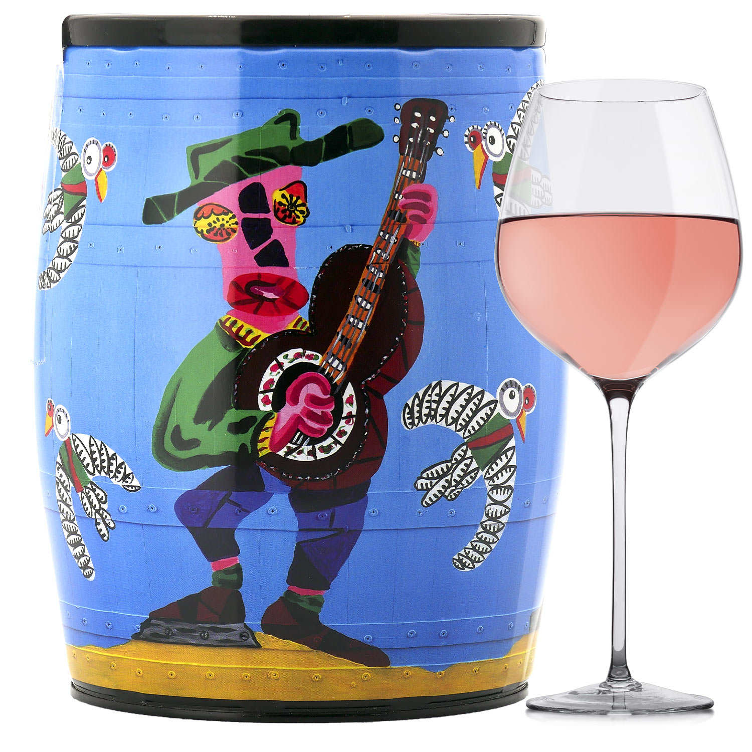 Puech Haut Le Benjamin in a Bib Art Rosé Wine - Christophe Cosentino ...