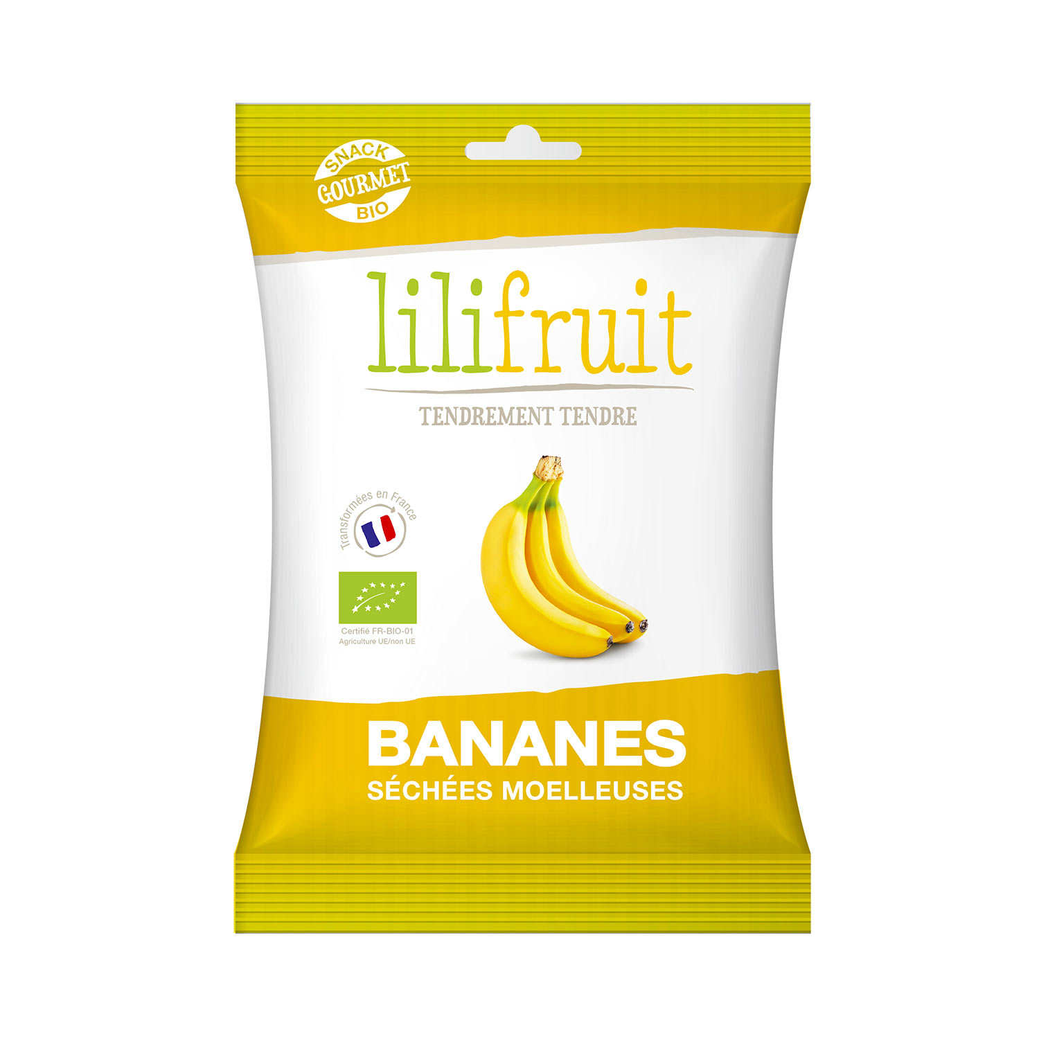 Organic dried bananas