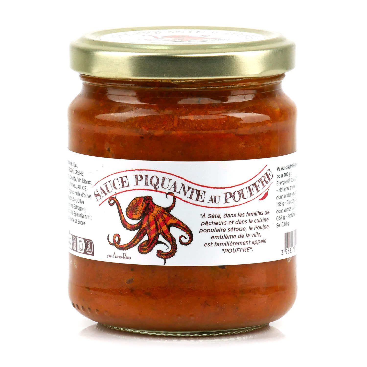 Sauce piquante au pouffre (Poulpe de Sète) - Azaïs-Polito