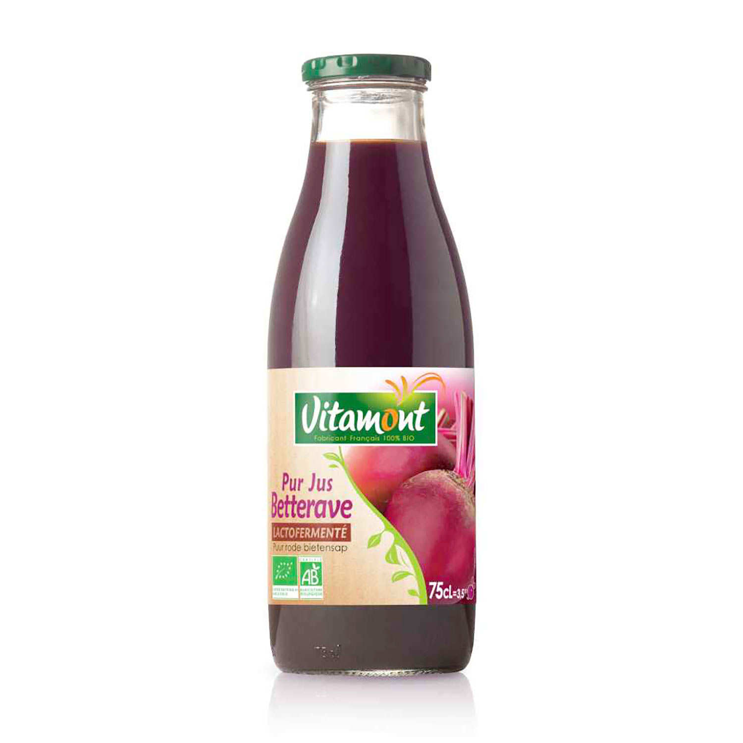 Pure organic lacto-fermented beet juice - Vitamont