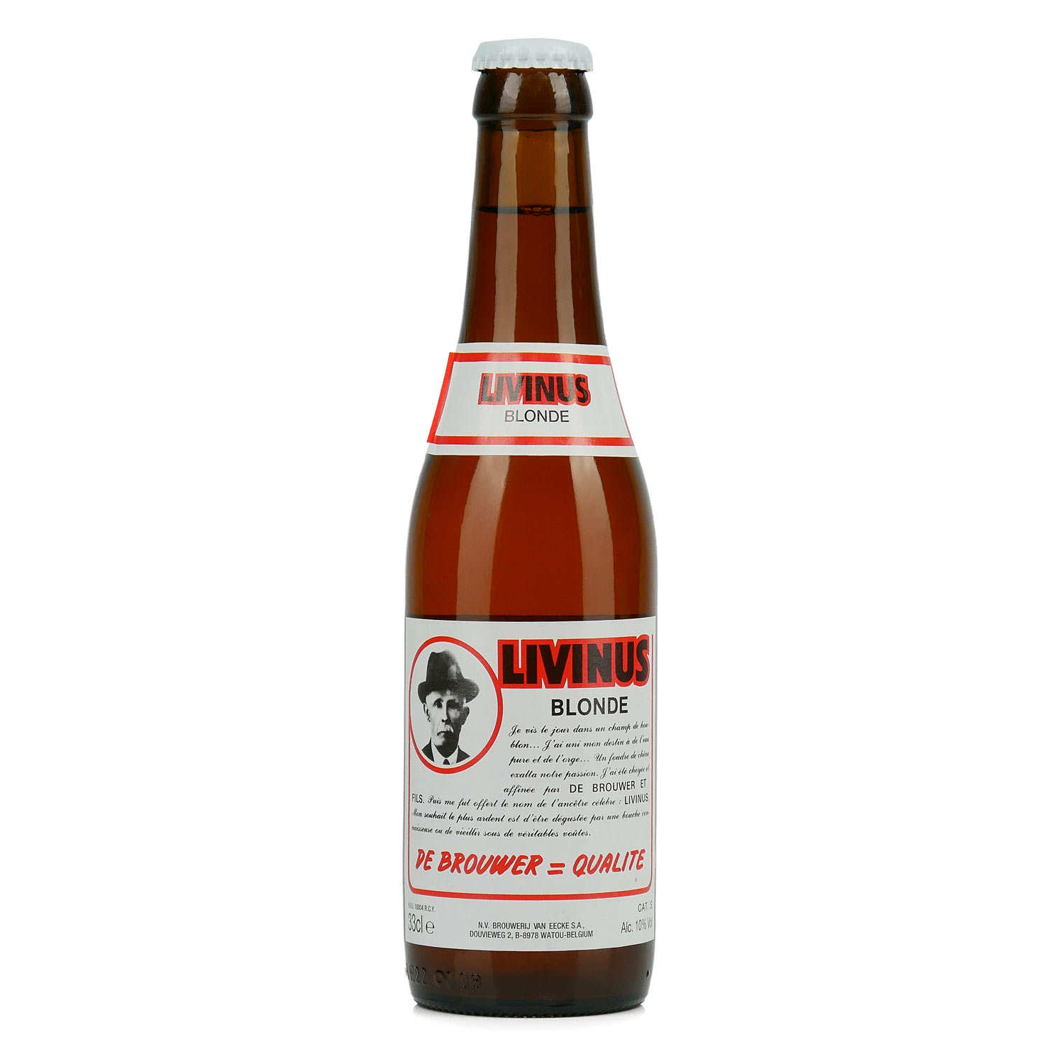 Livinus Blonde - Bière blonde 10% - Leroy Breweries