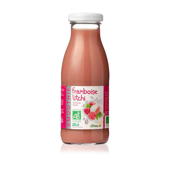 Organic Raspberry Litchi Smoothie - Vitamont