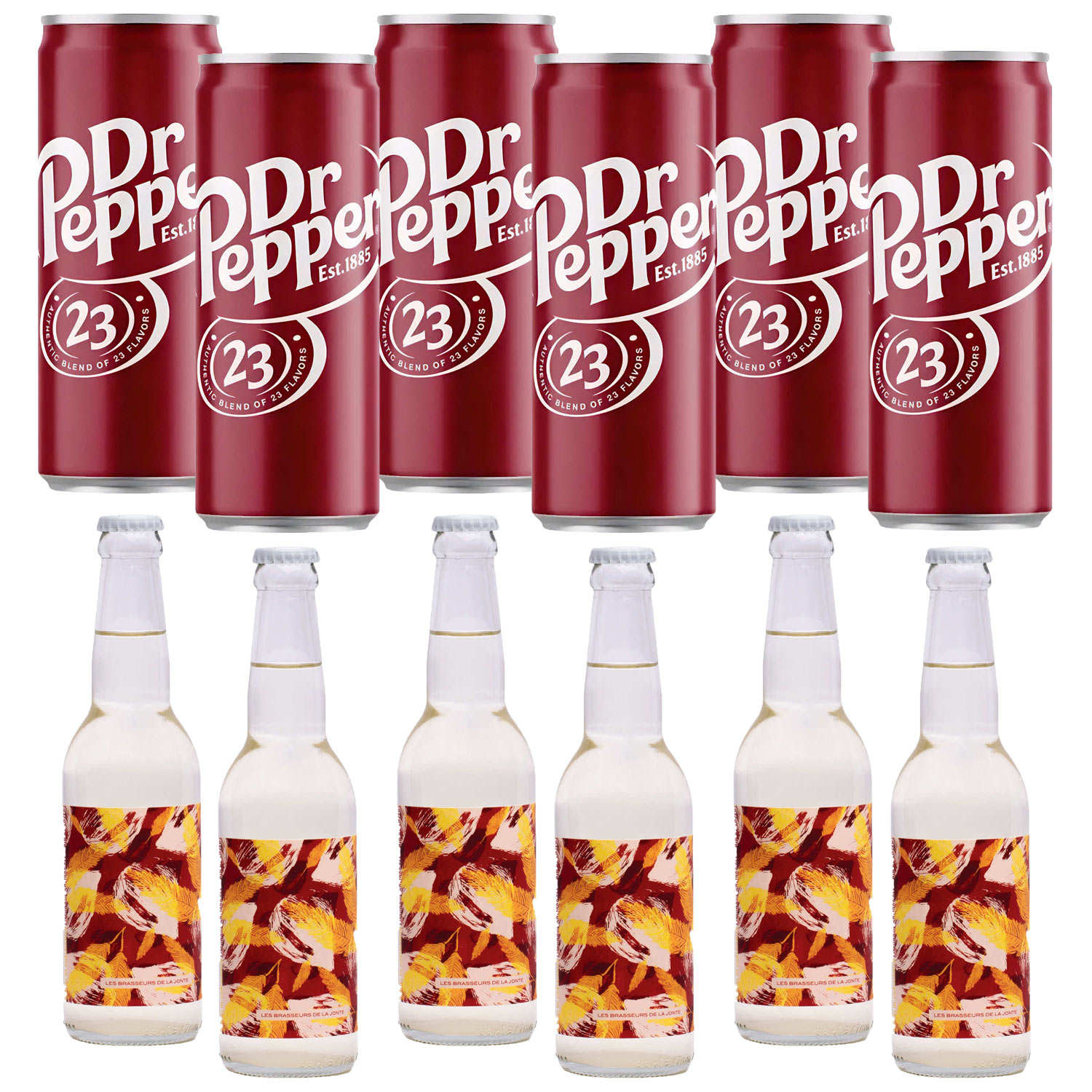 Classics" assortment 6 soft drinks and 6 lemonades