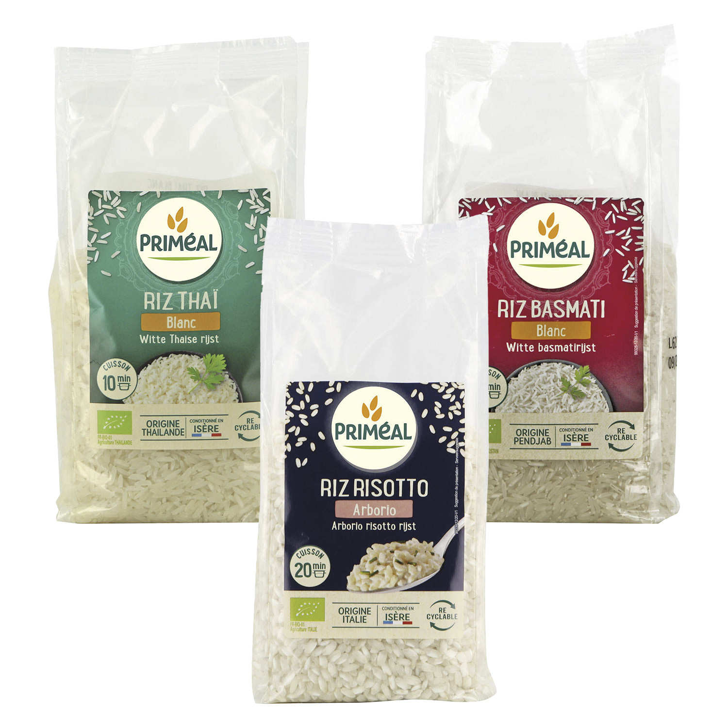 Assortiment "Riz du quotidien" pour toutes vos recettes - Priméal