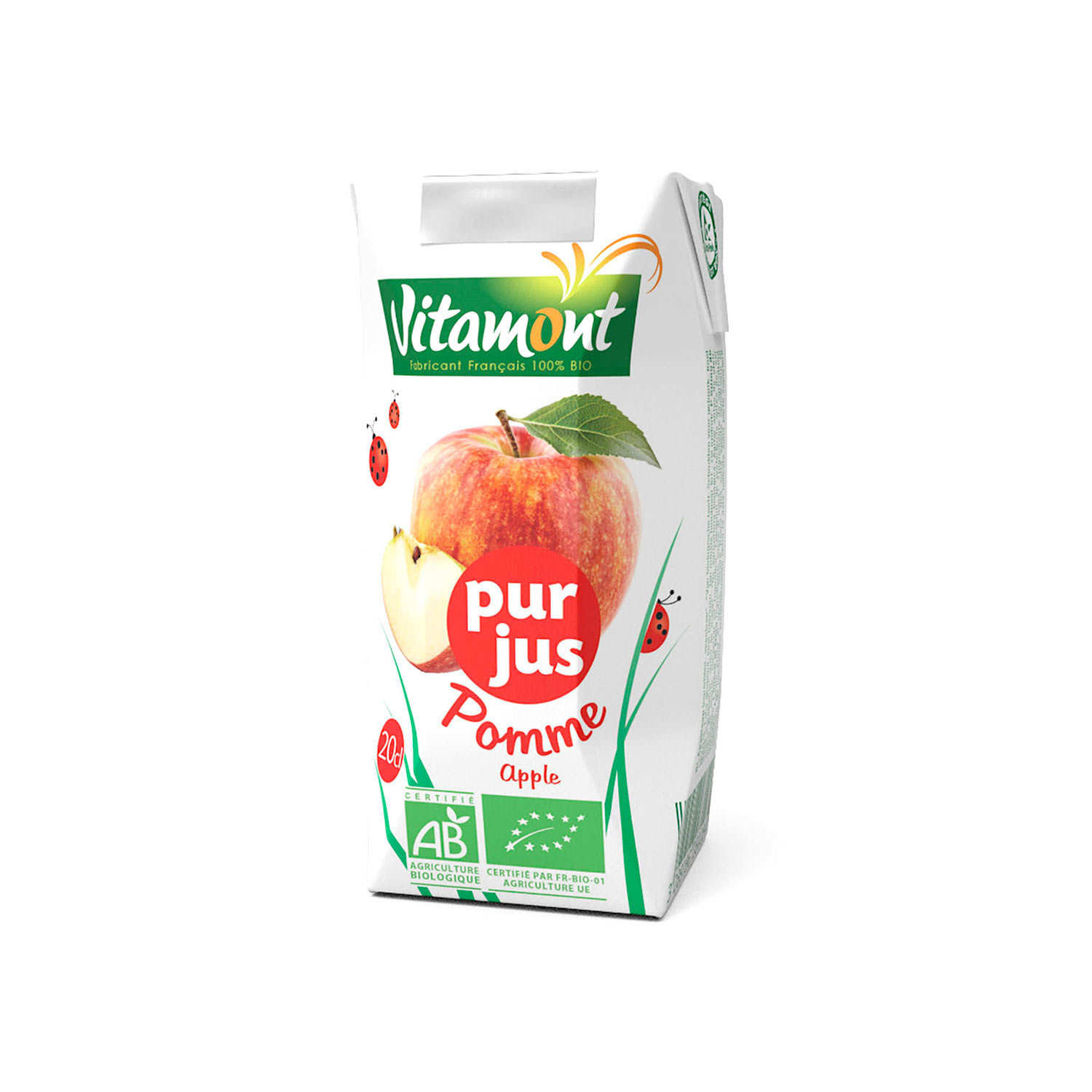 Briquette de pur jus de pomme bio - Vitamont