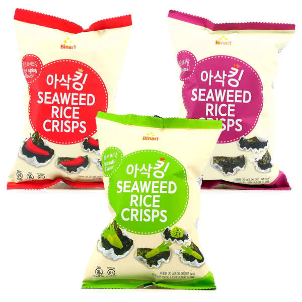 Discovery pack 3 Binari seaweed snacks - Binari