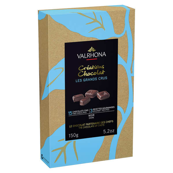 15 Dark Fine Chocolate Gift Box Valrhona - Valrhona