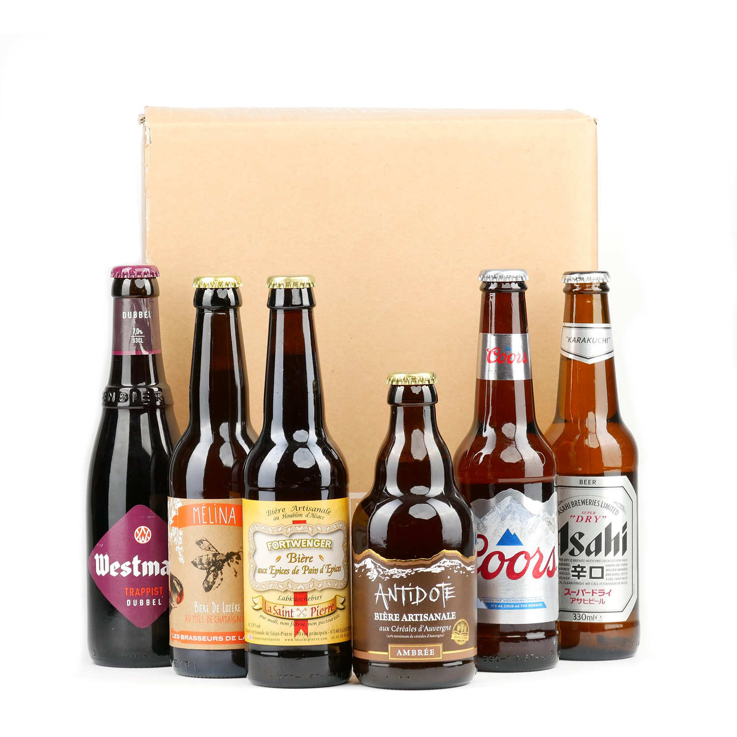 Discovery box of 6 beers - Décembre