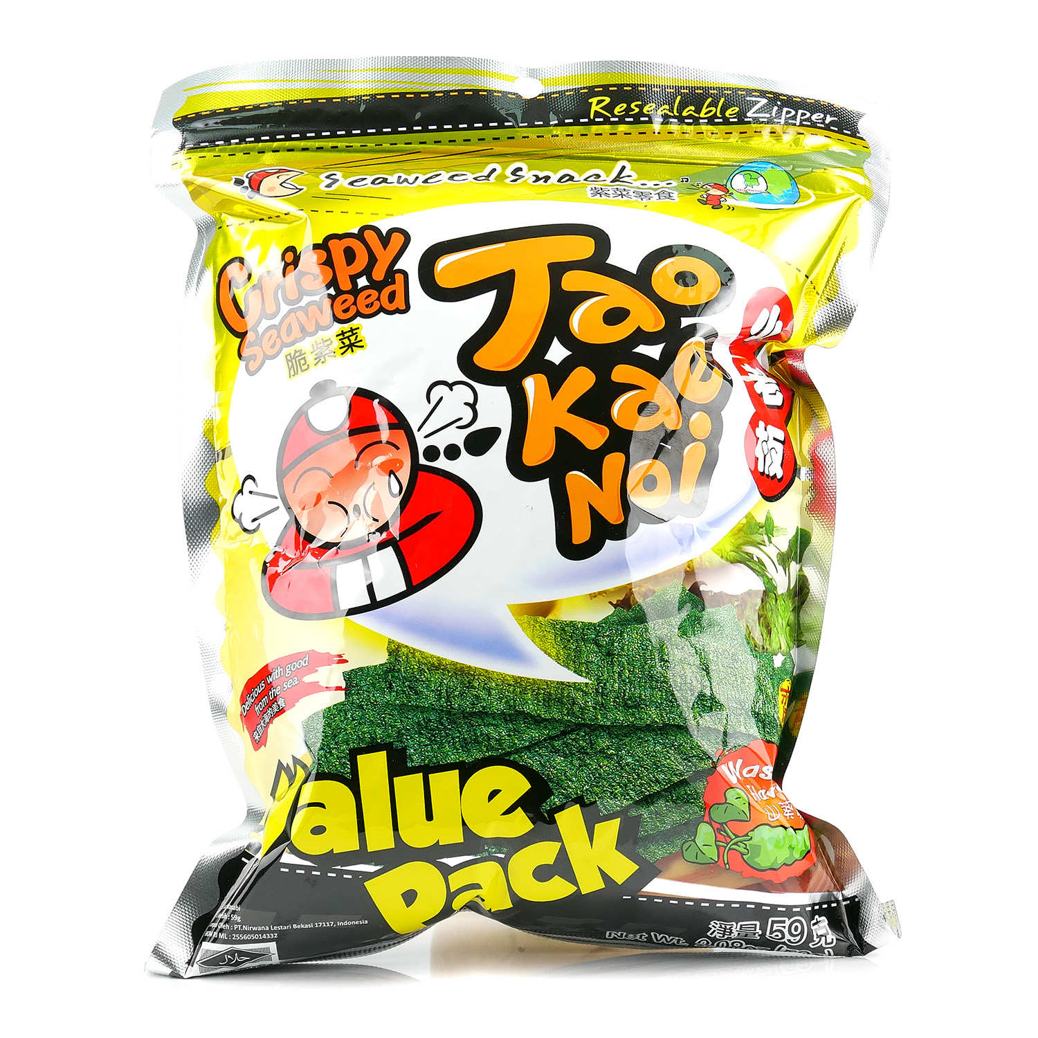 Korean Crispy Wasabi Seaweed Original Tao Kae Noi - Tao Kae Noi