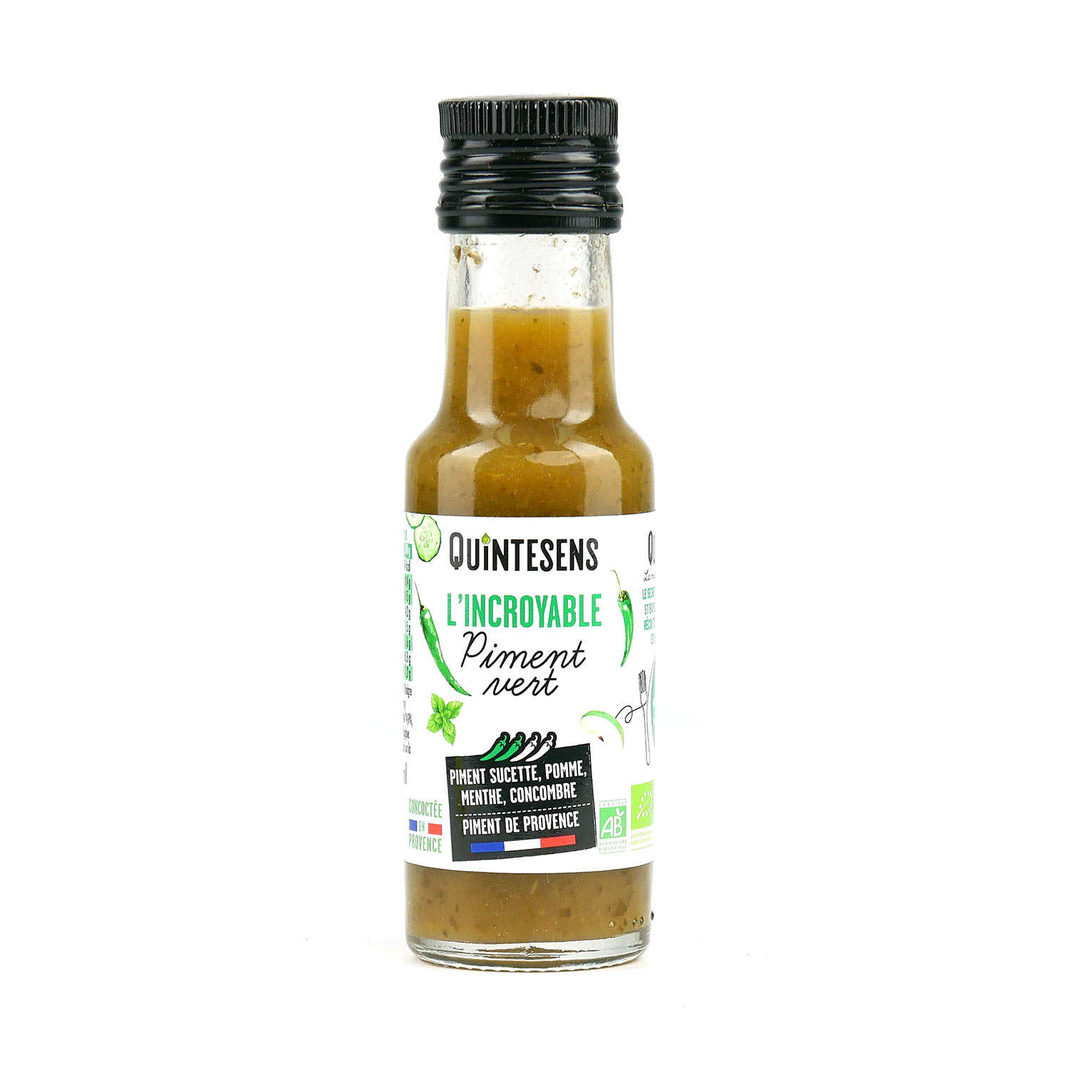 The incredible organic green pepper (hot sauce) - Quintesens