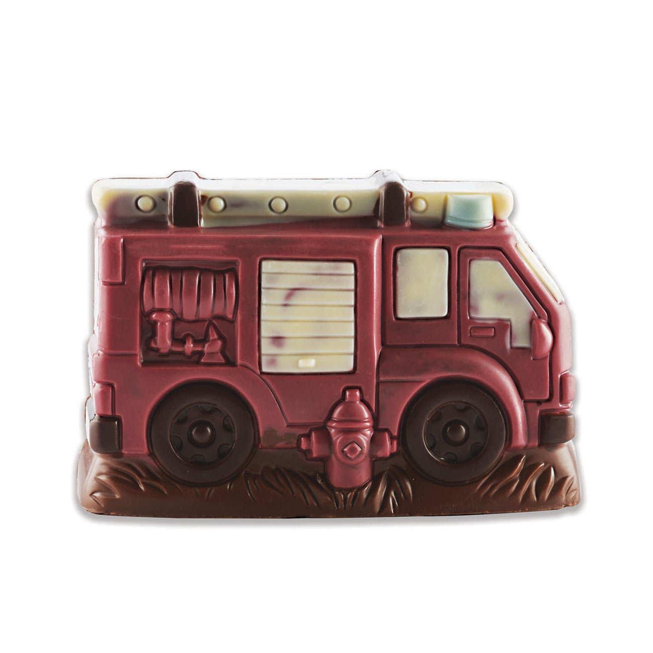 Milk chocolate fire truck - BienManger.com Chocolats