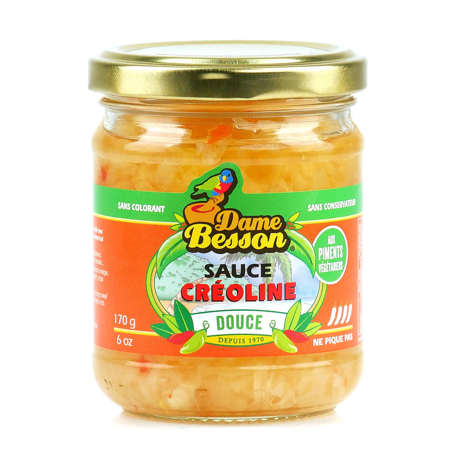 Creole Sauce From Guadeloupe - Sweet - Dame Besson