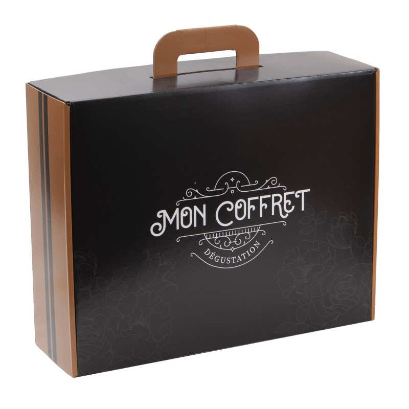 Valisette en carton grand modèle "Mon coffret Dégustation"