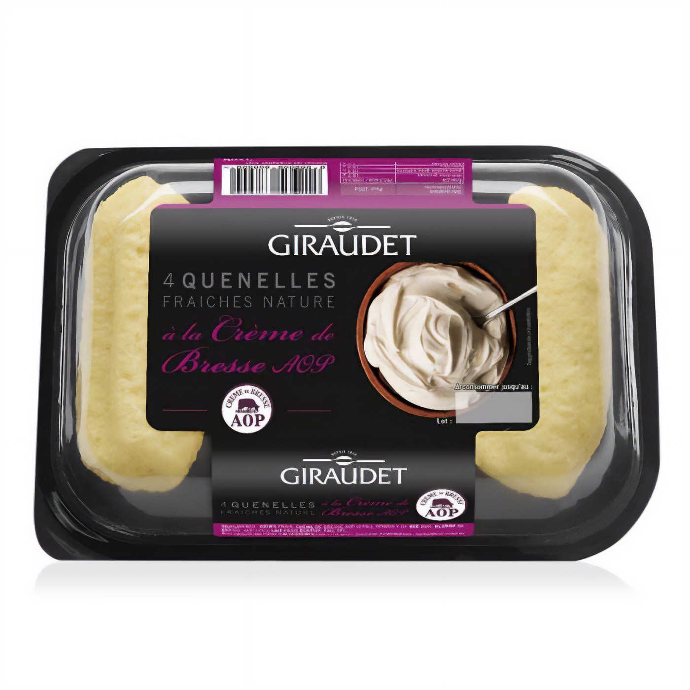 4 fresh quenelles with Bresse PDO cream - Giraudet - Giraudet
