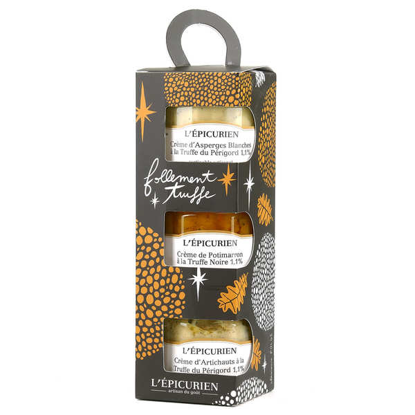 Follement Truffe Gift Box (3 Truffle spreads) - L'Épicurien