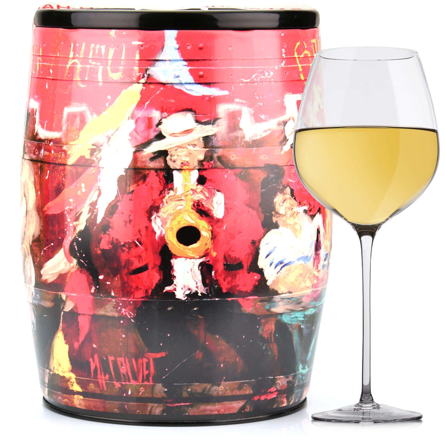 Bib'Art Michel Calvet vin blanc Le Benjamin de Puech Haut - Château ...
