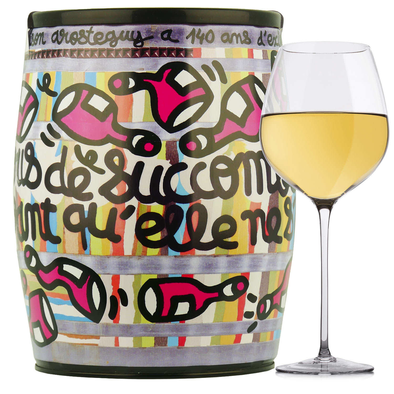 Bib'Art JOFO vin blanc Le Benjamin de Puech Haut - Château Puech-Haut