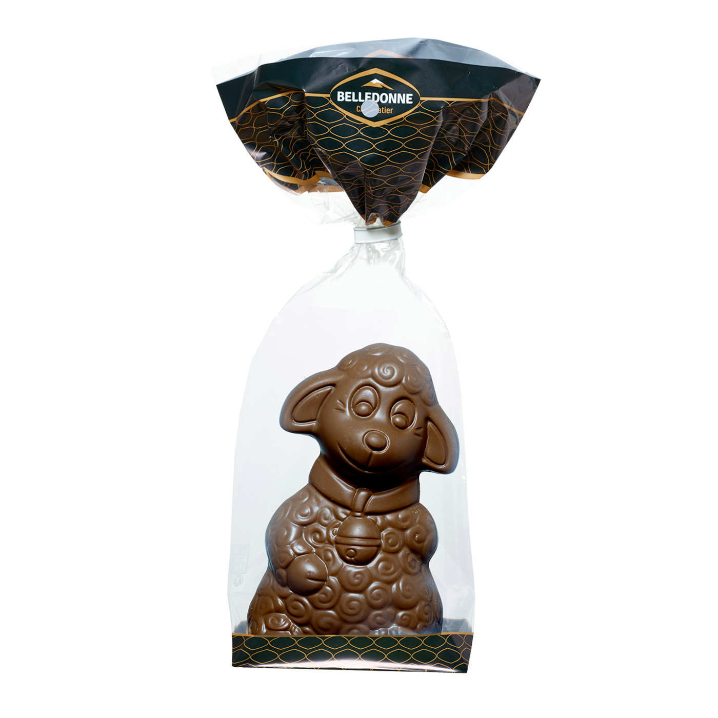 Organic Dark Chocolate Easter Lamb - Belledonne Chocolatier