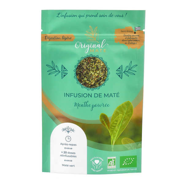 Maté Infusion - Organic Peppermint - Original Mate