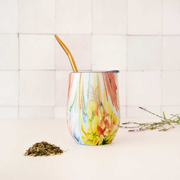 Calabash and bombilla for mate - Stainless steel and isothermal ...