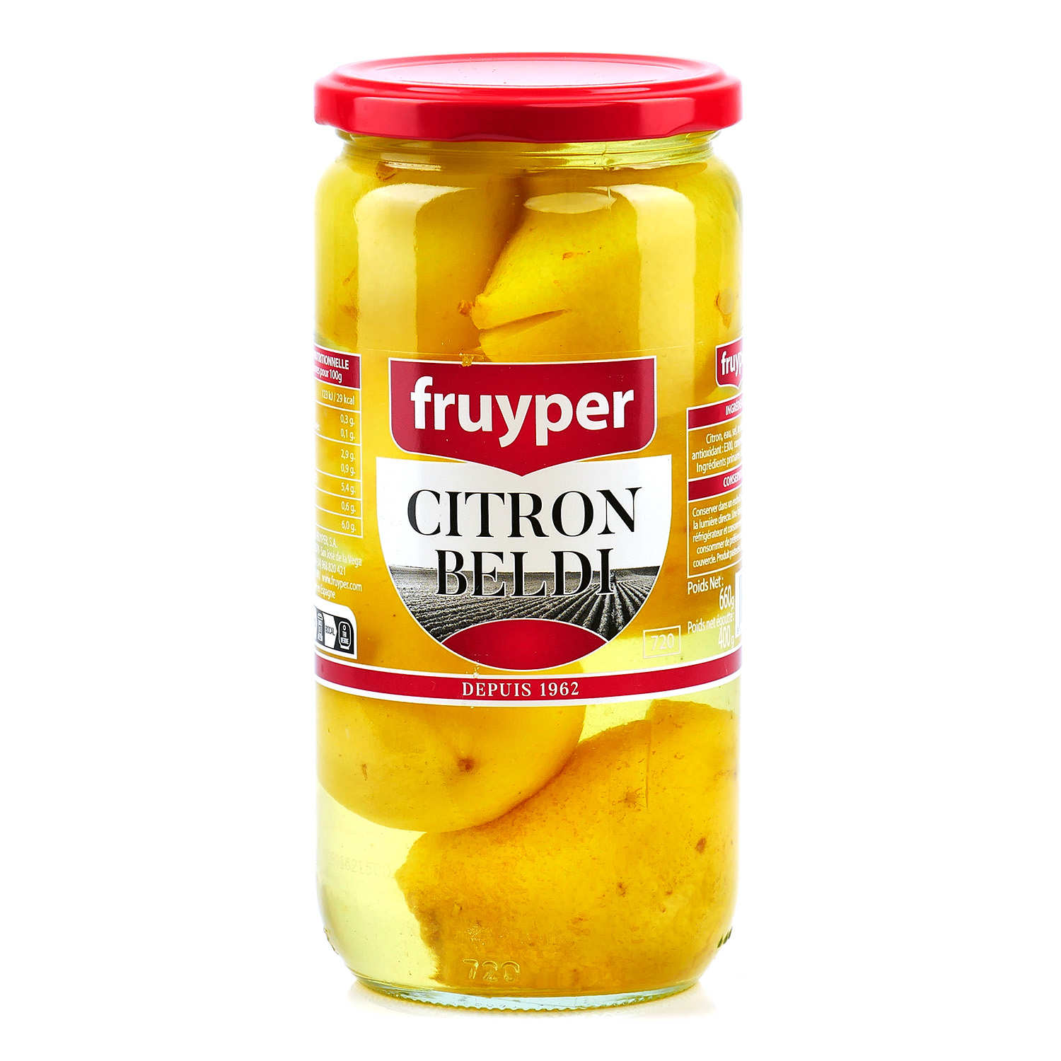Citrons Beldi confits - Fruyper