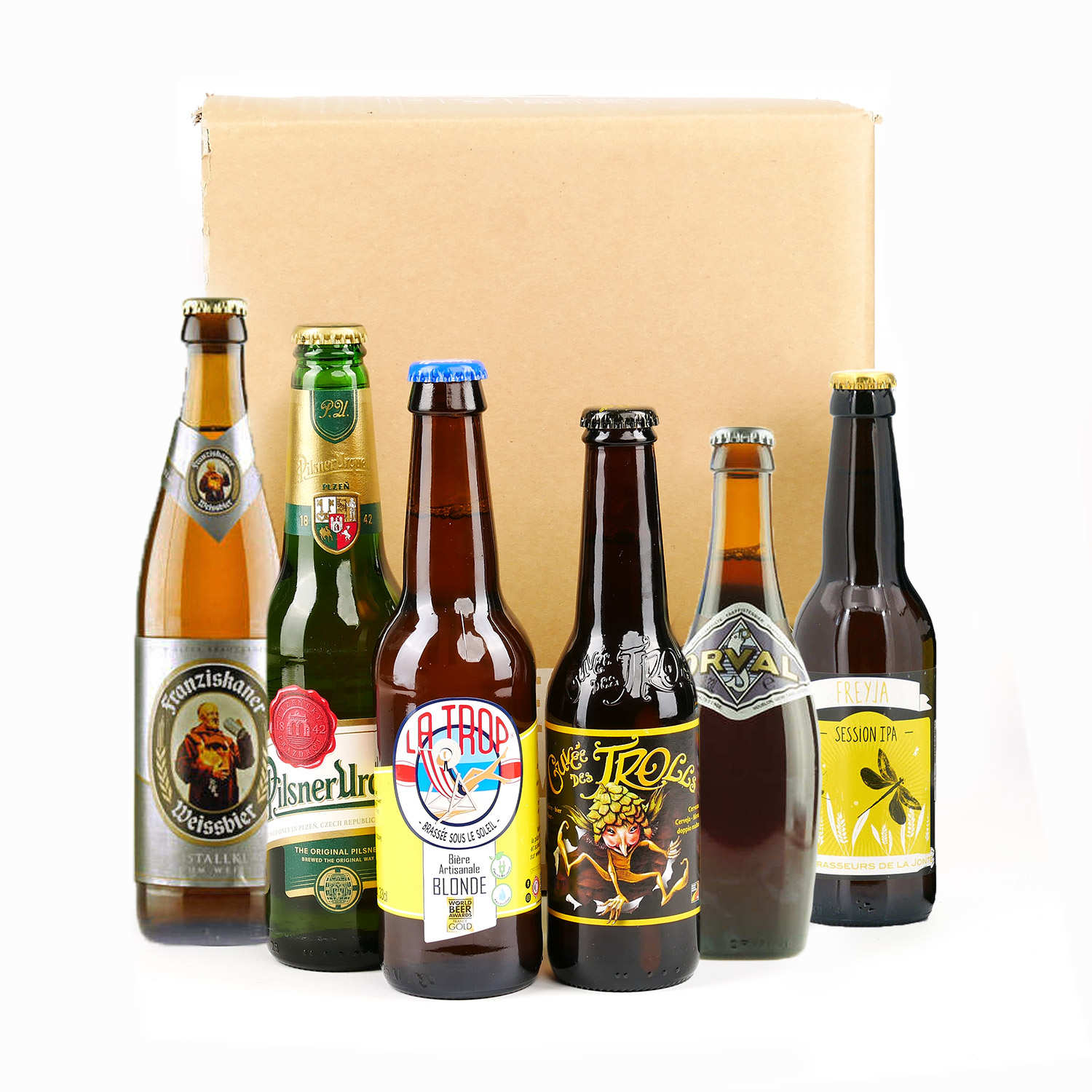 Discovery box of 6 beers