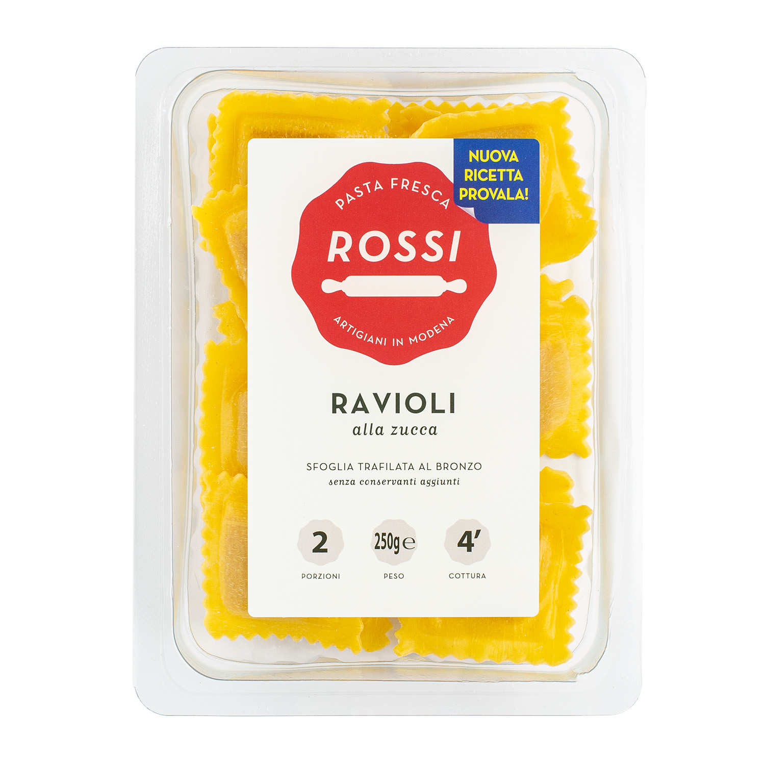 Fresh Ravioli with Squash - Rossi - Pasta Fresca Rossi