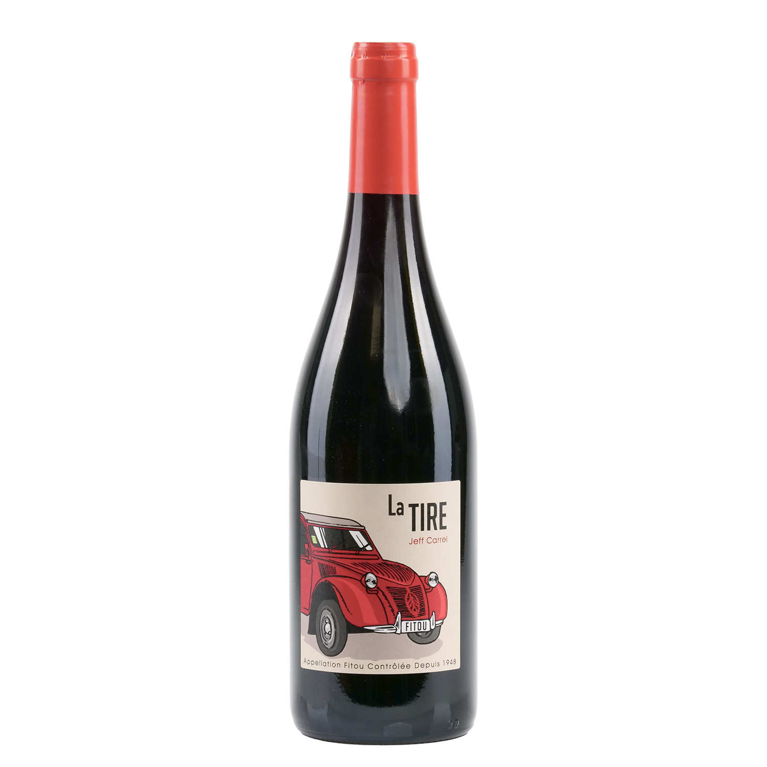 La Tire - Vin rouge bio AOP Fitou - Jeff Carrel