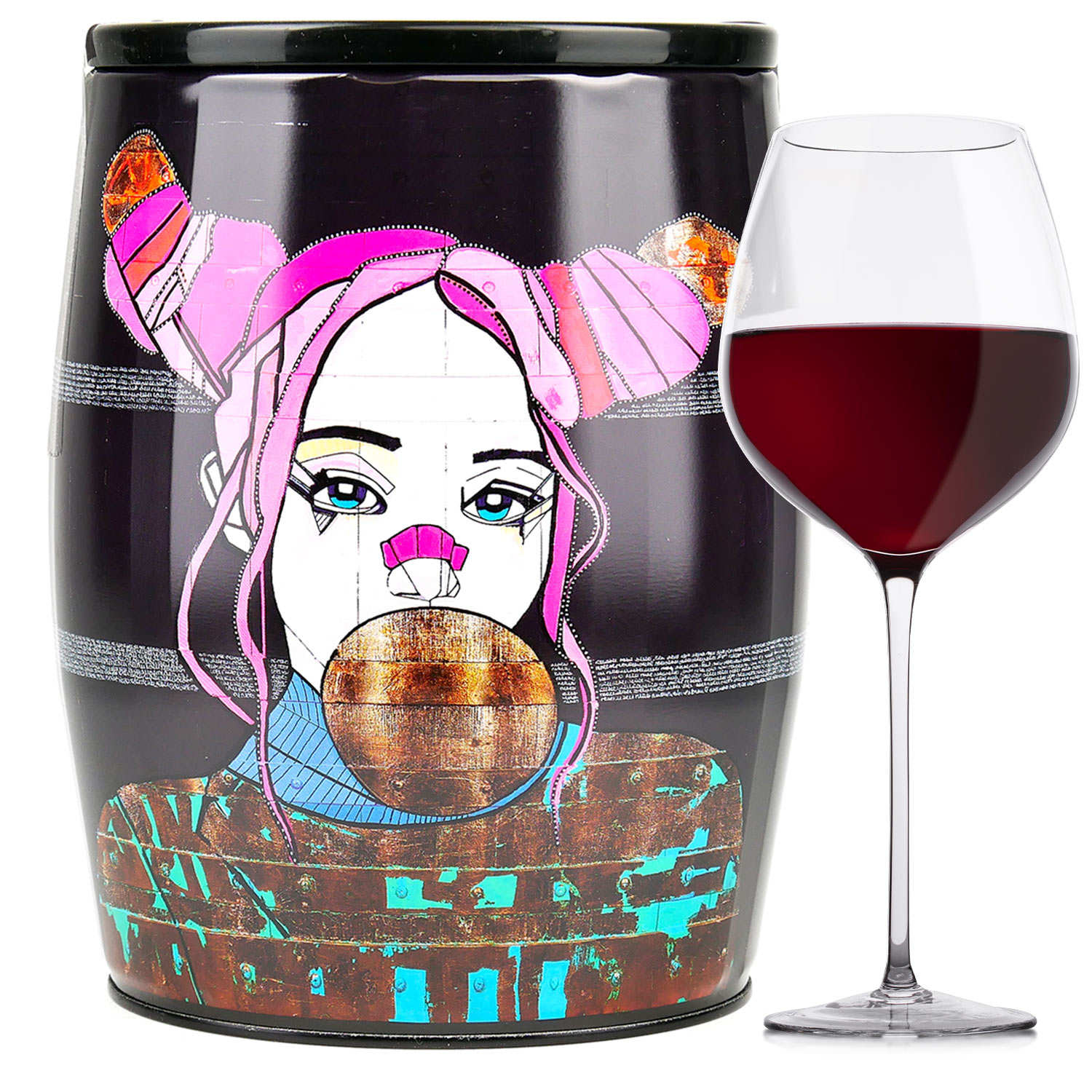 Bib'Art Alexandra Frances red wine Le Benjamin de Puech Haut - Château ...