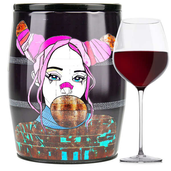 Bib'Art Alexandra Frances red wine Le Benjamin de Puech Haut - Château ...