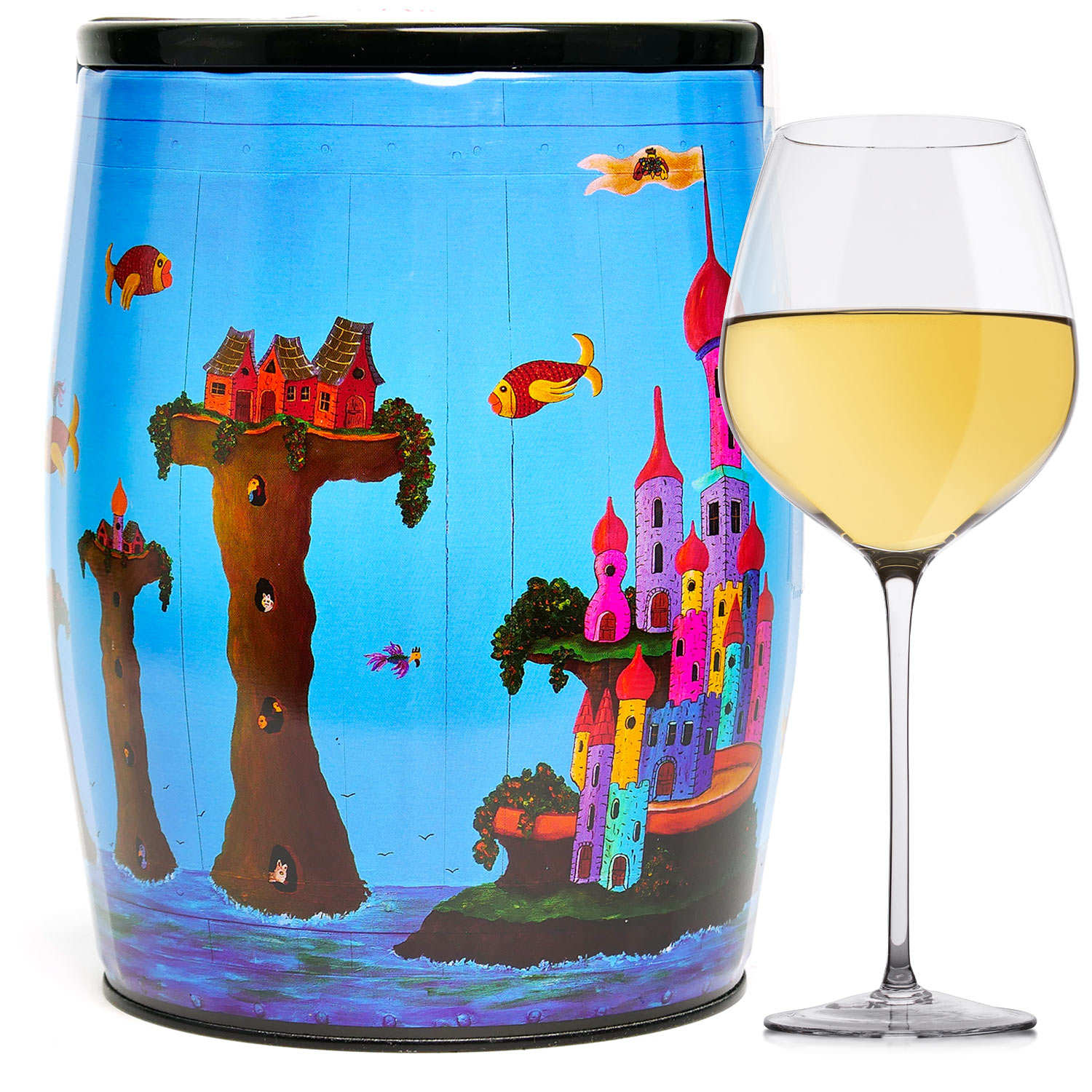 Bib'Art Françoise Leblond white wine Le Benjamin de Puech Haut ...