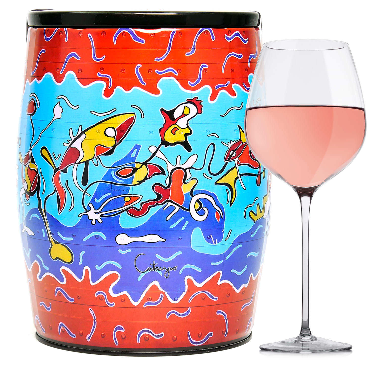 Bib'Art Lionel Catanzano rosé wine Le Benjamin de Puech Haut - Château ...