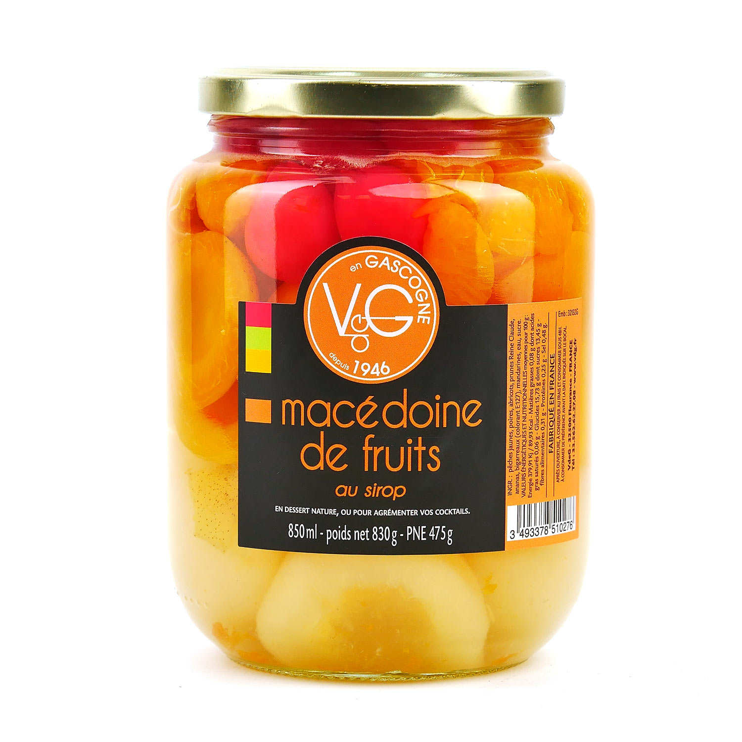 Macédoine de fruits au sirop - Vergers de Gascogne