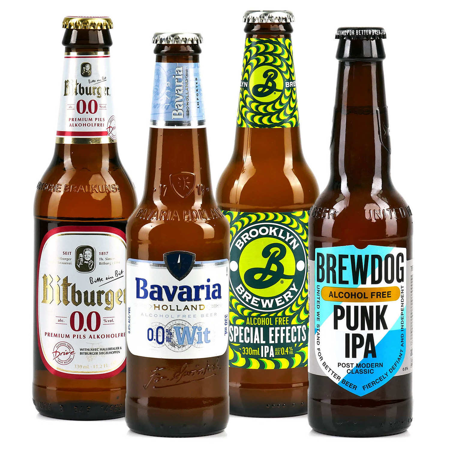 4 beers of the world discovery assortment without alcohol