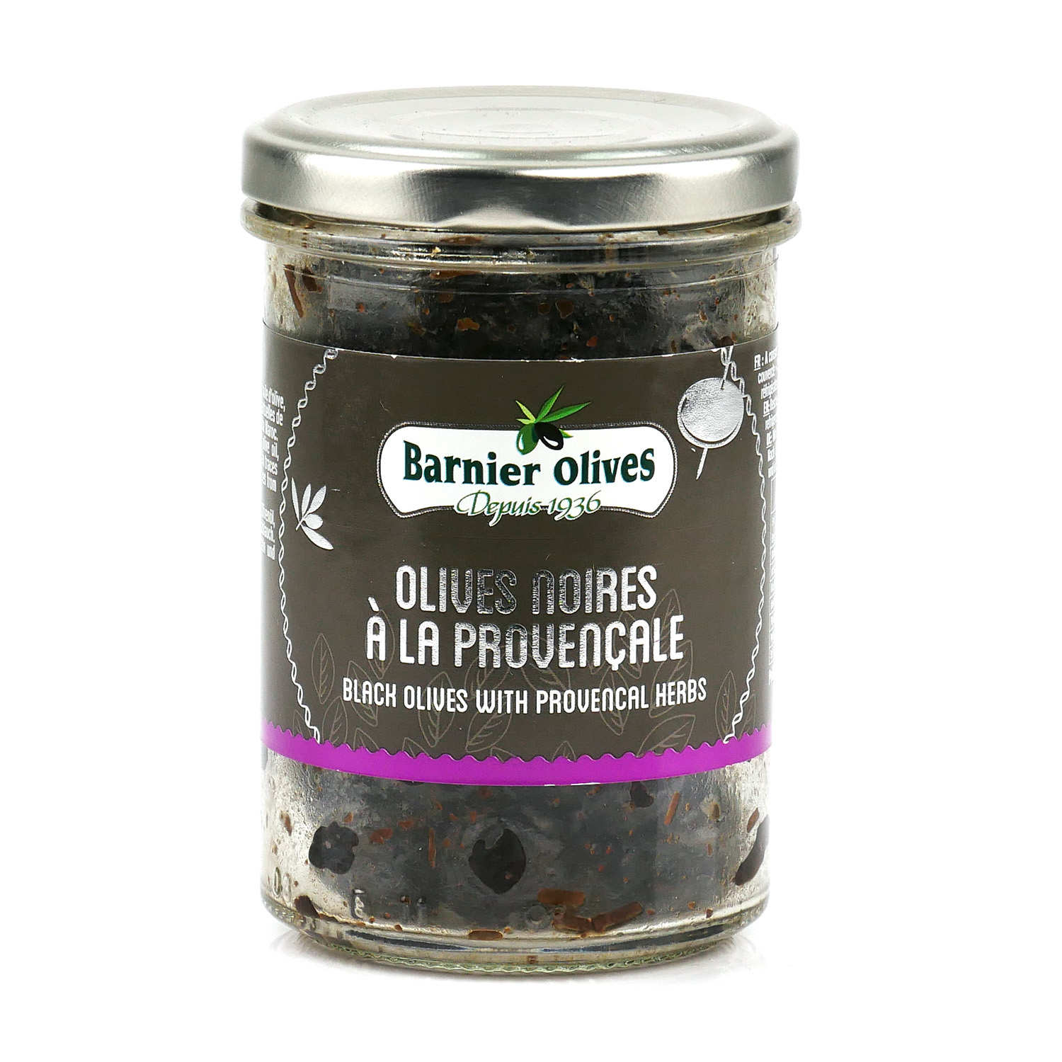 Olives Noires à la Provençale - Barnier Olives