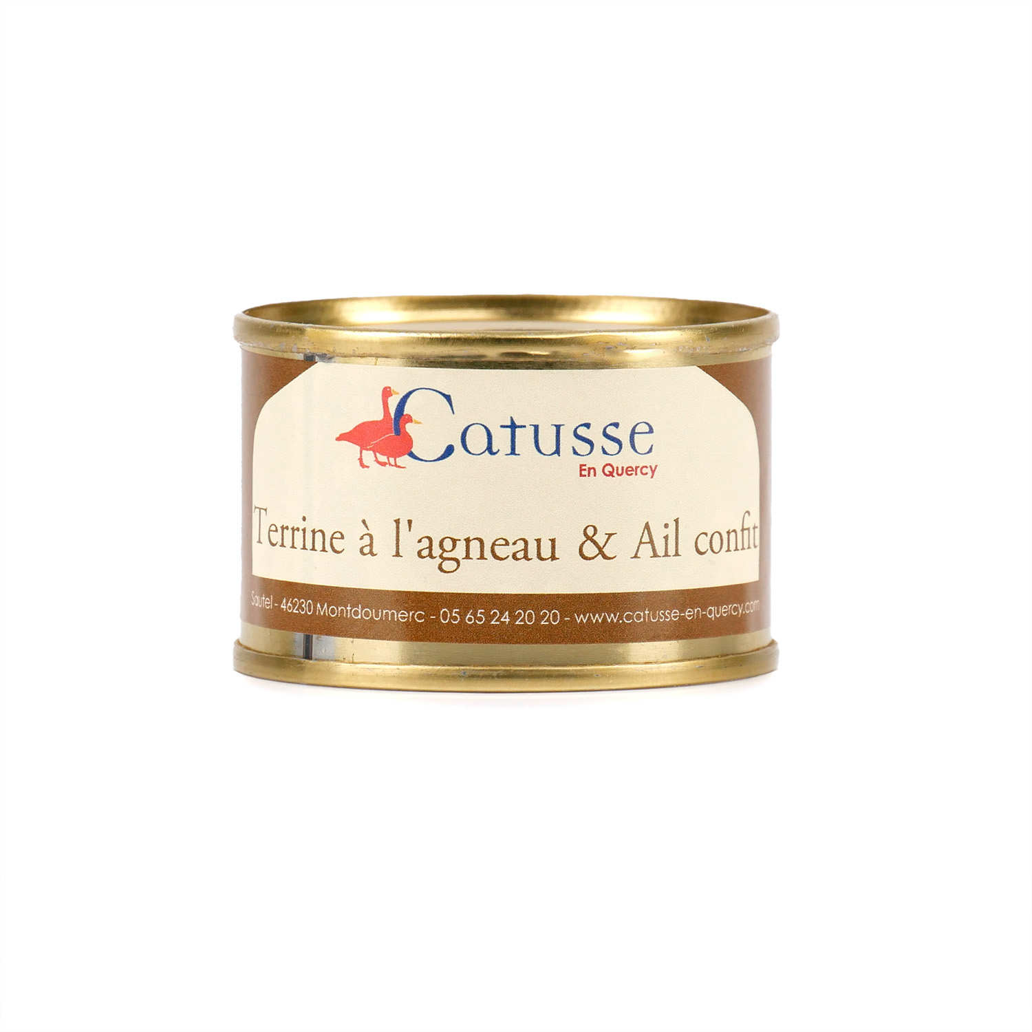 Lamb and candied garlic terrine