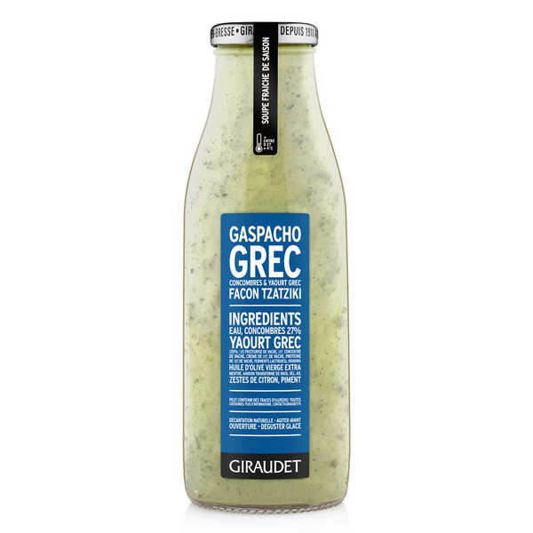 Gaspacho Grec frais - Concombre et yaourt grec façon tzatziki Giraudet ...