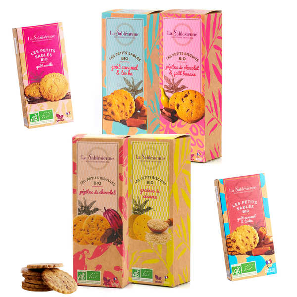 Huggg Organic Biscuit Box - Biscuiterie La Sablésienne