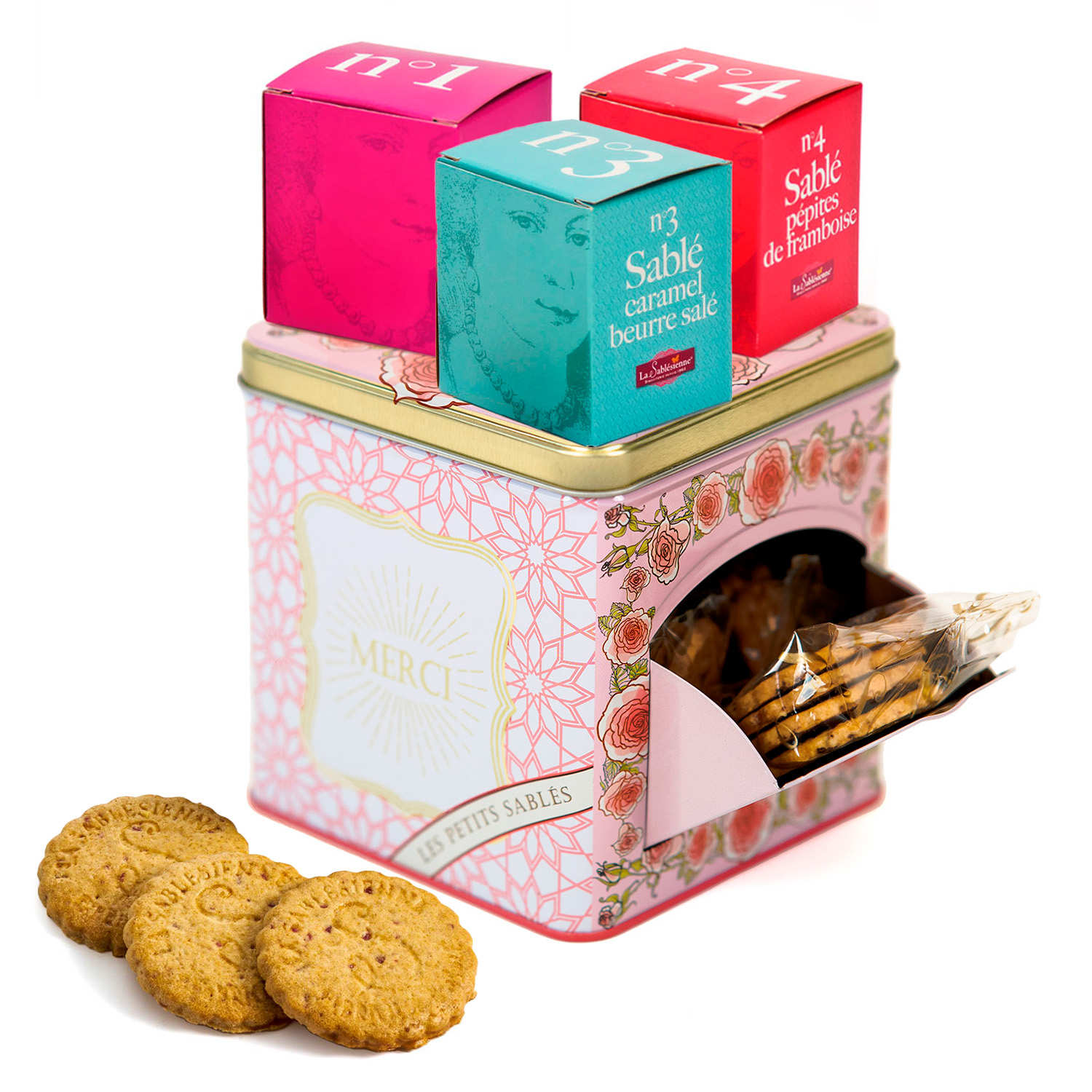 Huggg Coffret Biscuits Un Matin à Paris - Biscuiterie La Sablésienne