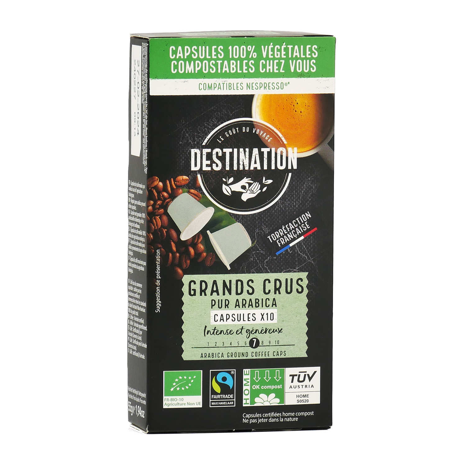 Fair Trade Organic Pure Arabica Grands Crus Coffee - Nespresso ...