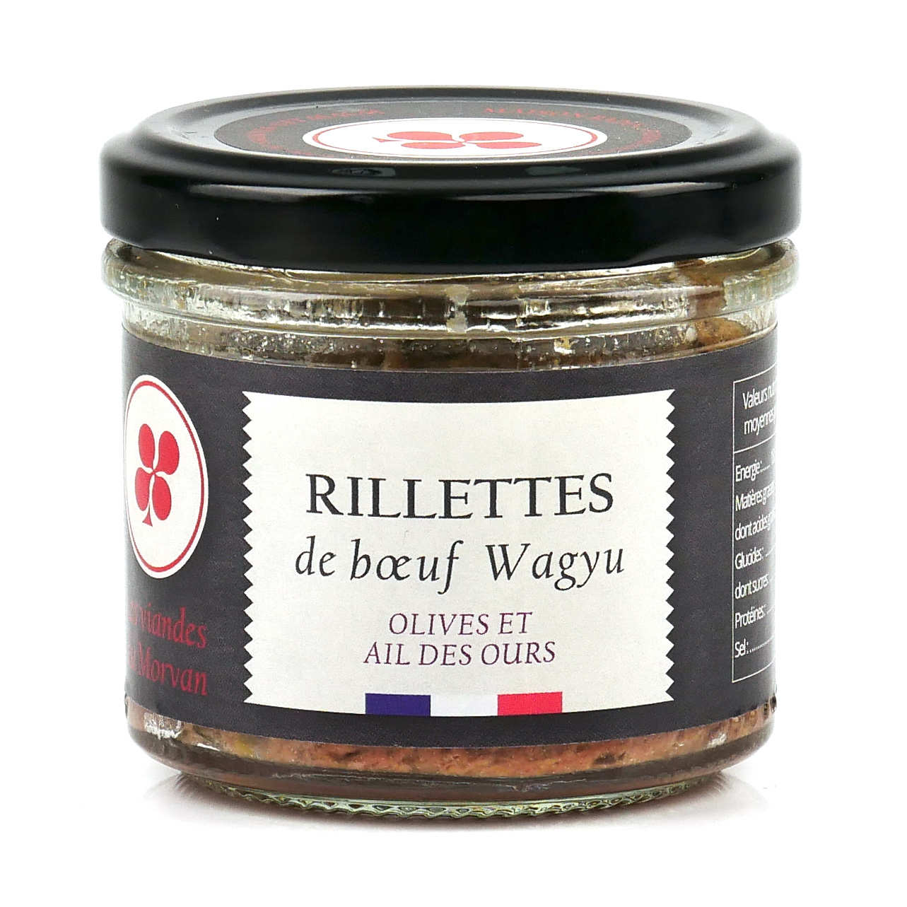 Wagyu beef rillettes with olives and wild garlic - Les Viandes du Morvan