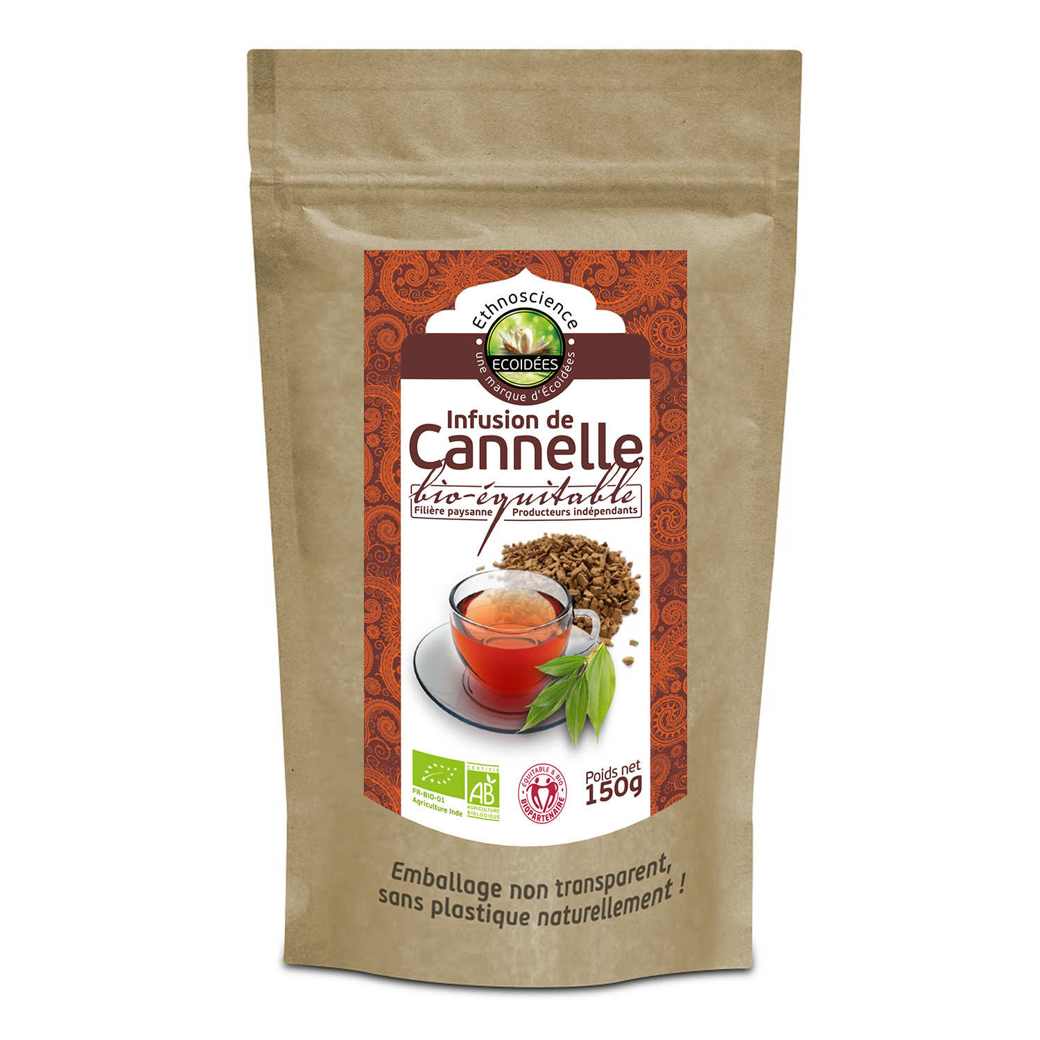 Infusion de cannelle Bio et Equitable - Ethnoscience - Ecoidées