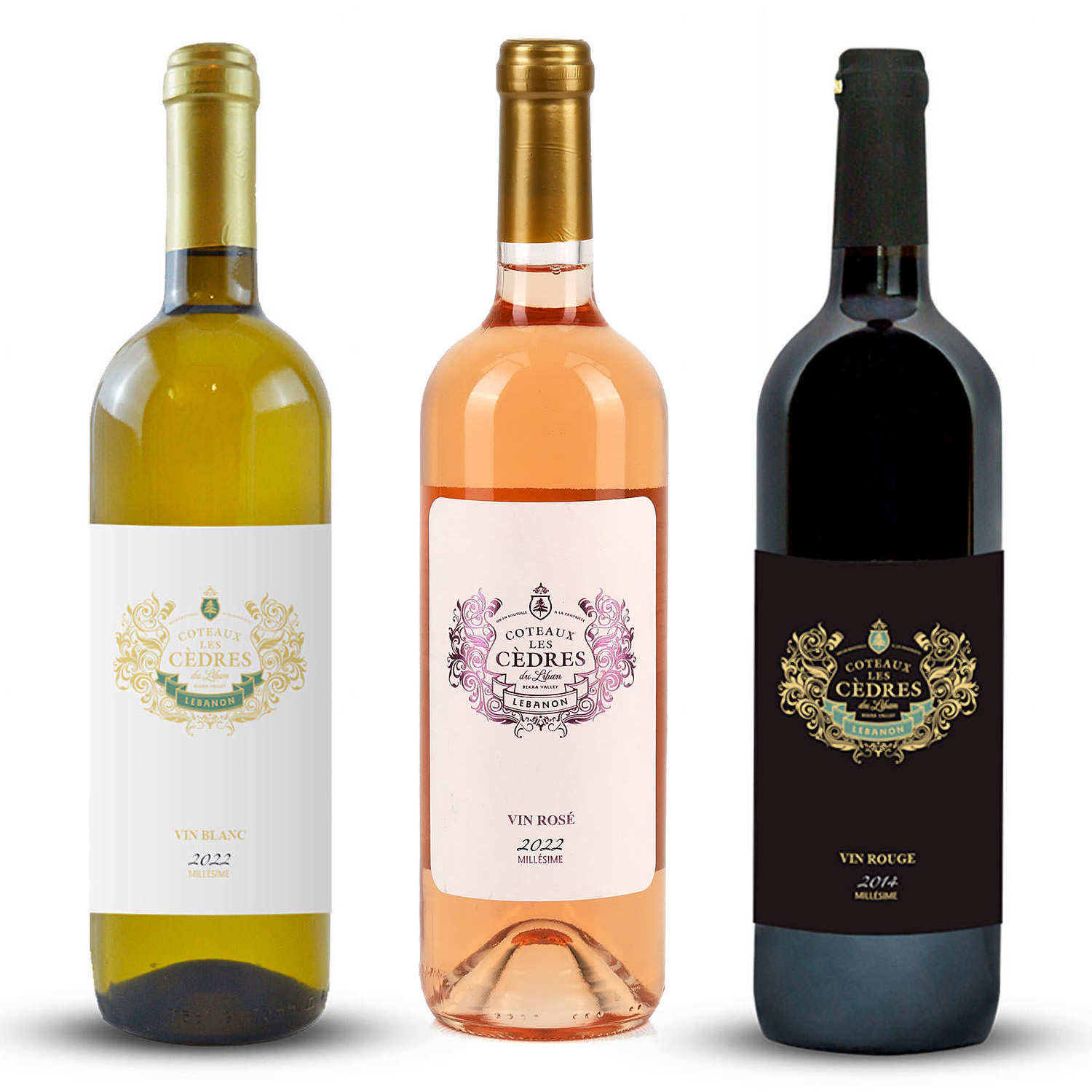 Lot découverte 3 vins libanais Coteaux Les Cèdres - Coteaux Les Cèdres ...