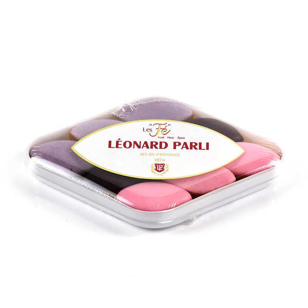 Boîte de 9 mini calissons fleurs "Fé" Léonard Parli - Léonard Parli