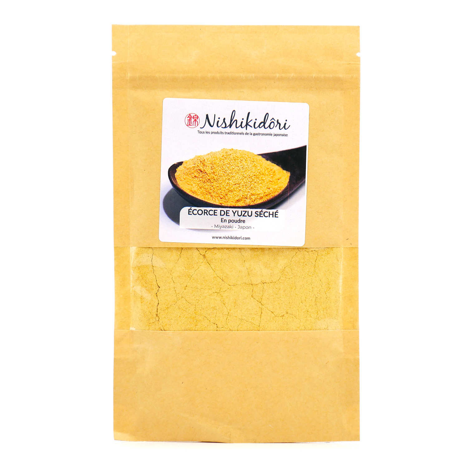 Ecorce de yuzu séché en poudre - Nishikidôri