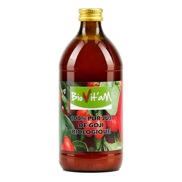 Pure organic goji juice Biovitam