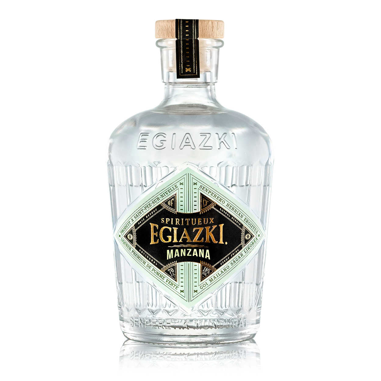 Manzana artisanal apple liqueur from the Basque Country 18% - Egiazki
