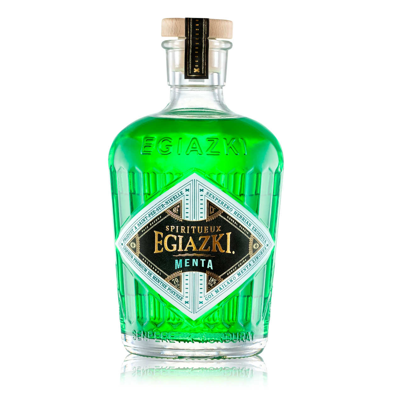 Menta - Liqueur de menthe artisanale du Pays Basque 18% - Egiazki