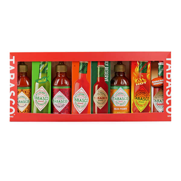 Coffret Tabasco Family of Flavors - 8 saveurs - Mc Ilhenny - Tabasco brand